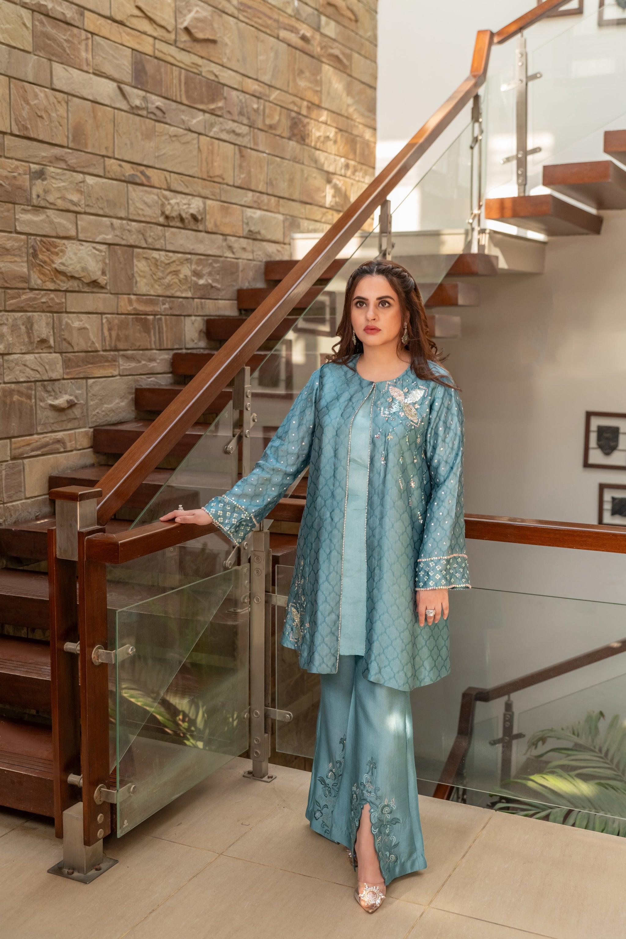 Periwinkle Sheesha Jacket