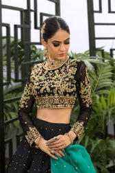 Buy Black Lenga Choli | Pakistani Women Dress