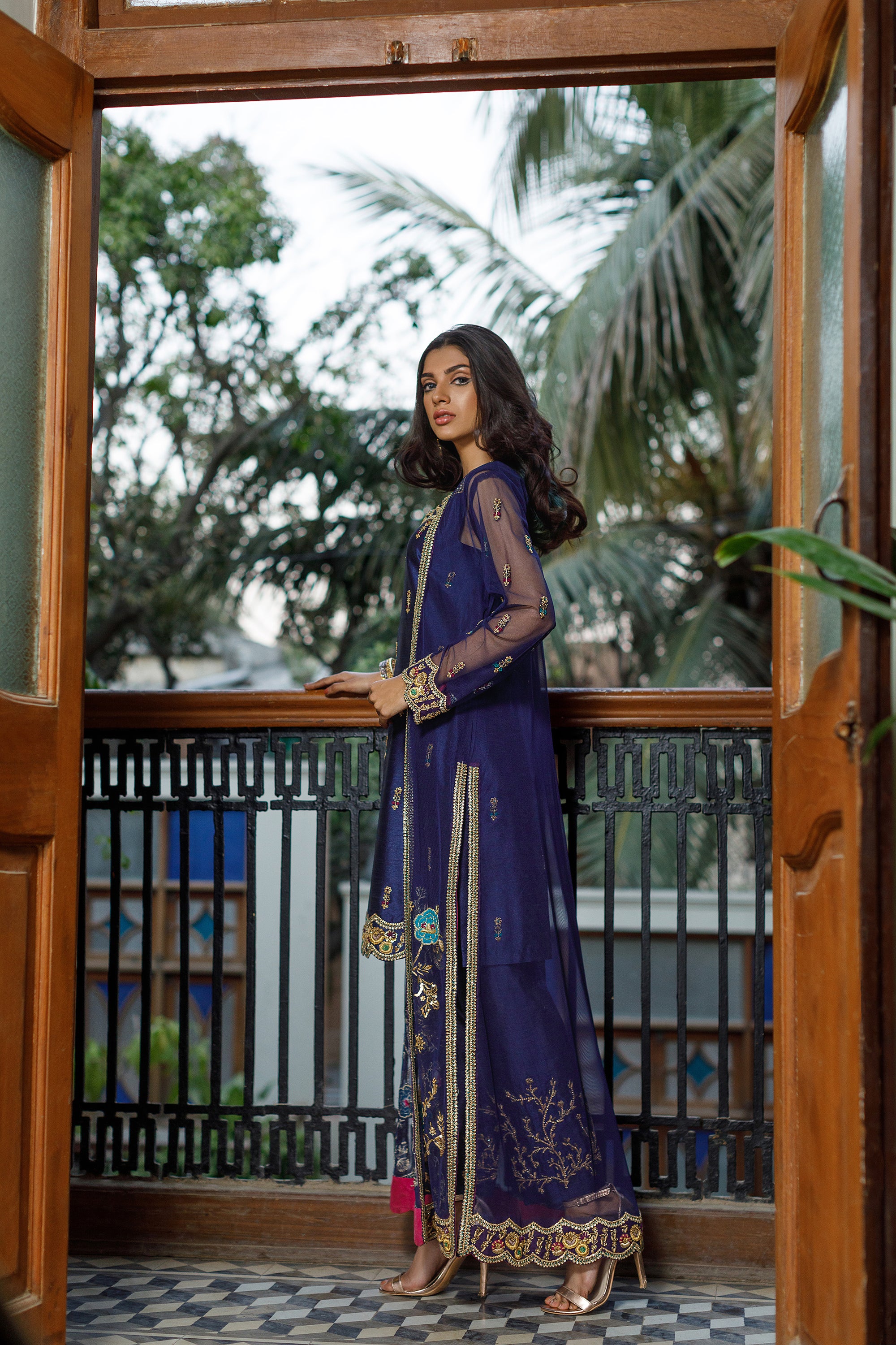 Navy Begum Jacket